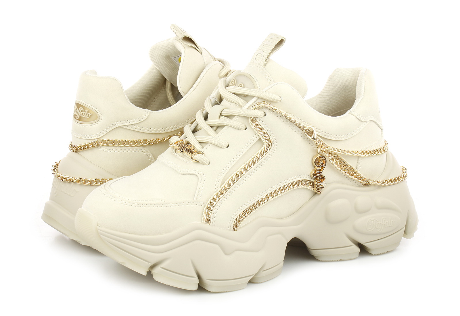 Buffalo Sneaker - Binary Chain 2.0 - 1630638-BEI - Office Shoes ...