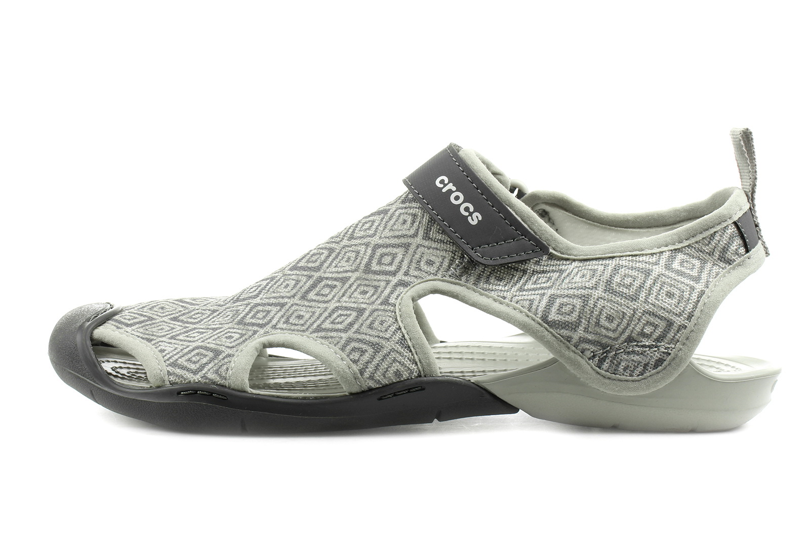 Crocs Cipő - swiftwater graphic mesh sandal gyd - 205080-gry - Office ...